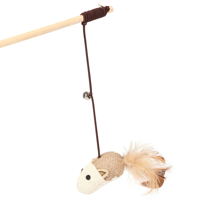 Cat Teaser Stick - Interactive Cat Toy – Eduspark Toys