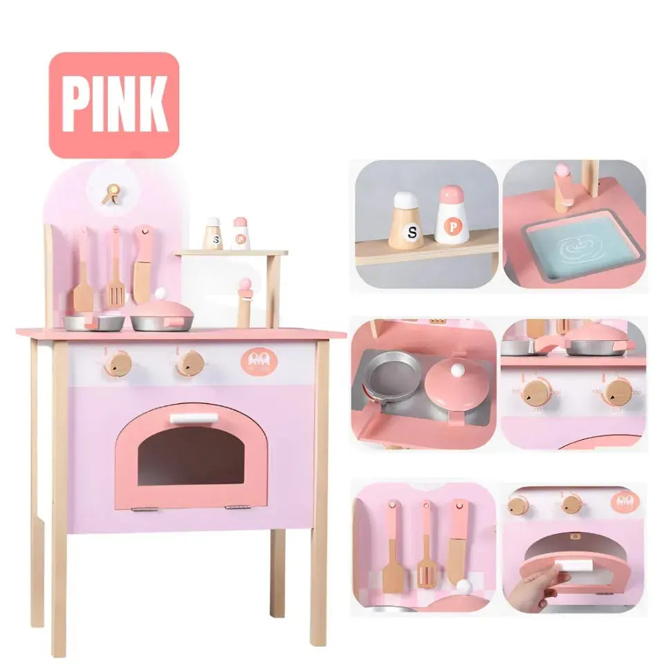 Pink Colorful Kids Kitchen - Eduspark Toys