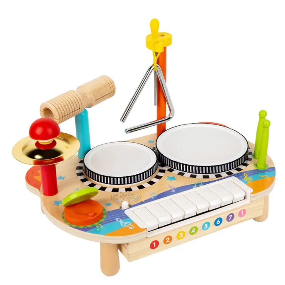Wooden Musical Activity Table for Toddlers | Eduspark Toys