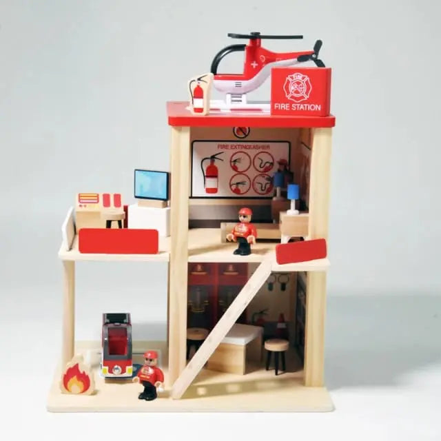 Buy Wooden FireStation | Fire Station for Kids - Eduspark Toys